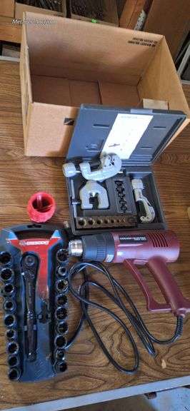 Ridgid 345 Flaring Tool, Crescent Through Socket Set, and Chicago ...