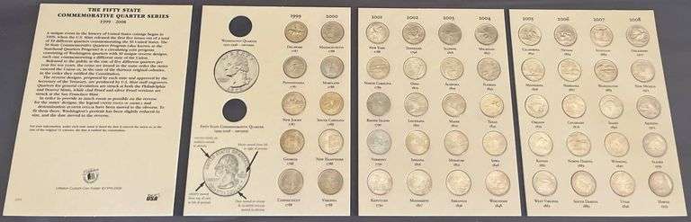 Fifty State Commemorative Quarters Collection Album, 1999-2008, (50 ...