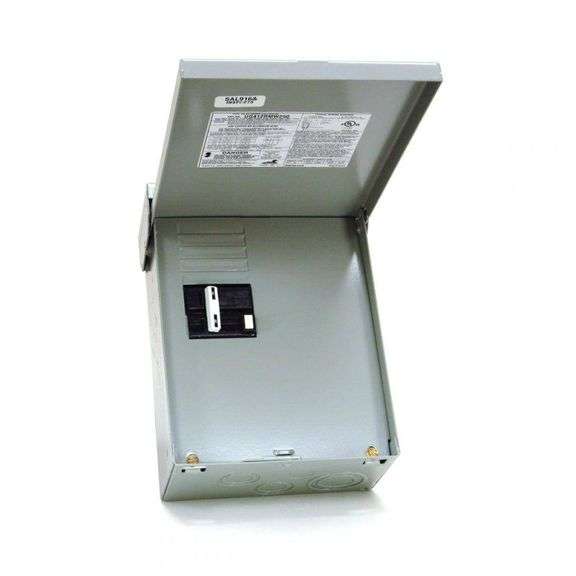 ABB - 50 Amp 240-Volt Non-Fuse Metallic Spa Panel Disconnect with GFI ...