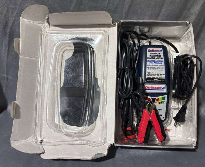 OptiMate 4 Dual Program Battery Charger and Tester - Metzger Property ...