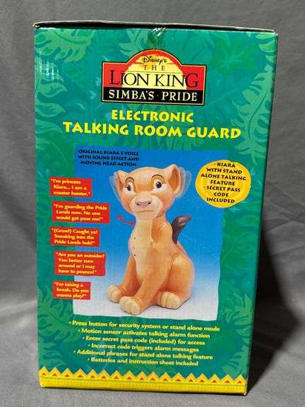 Disney’s The Lion King Simba’s Pride Electronic Talking Room Guard ...