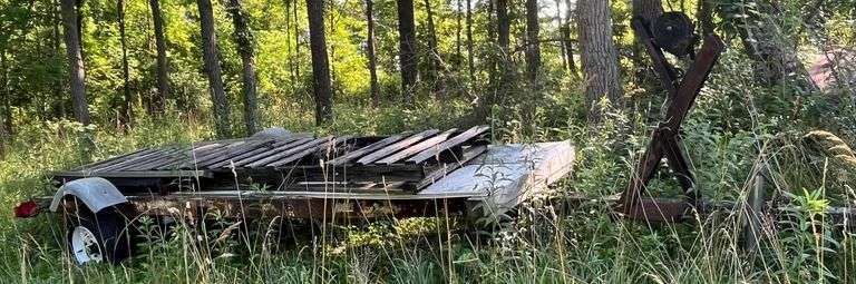 14′ Shoreline Boat Trailer with Winch and Steel Frame – PICK UP AT ...