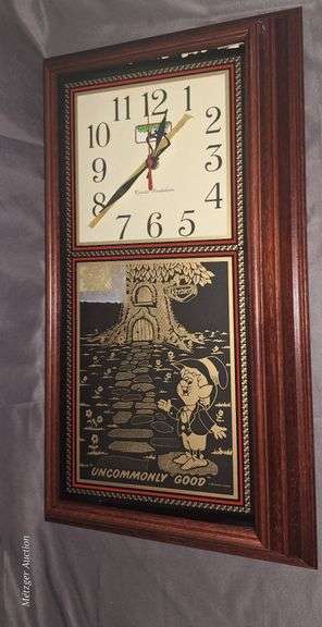 Keebler Framed Hanover Quartz Clock with Illustration (front glass is ...