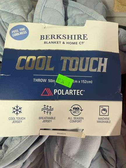 Berkshire Cool Touch Polartec Throw Blanket - Metzger Property Services ...