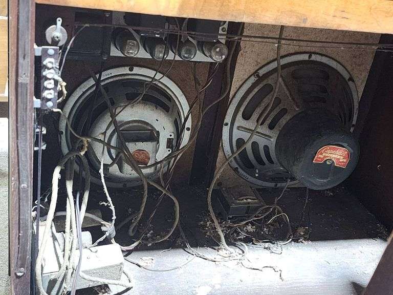 Farnsworth Panamuse Console Radio-Phonograph Cabinet by Capehart, 31 ...