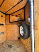 6x12 1 Axle Assembled Enclosed Trailer, Has Title, VIN: MVIN36833IND ...