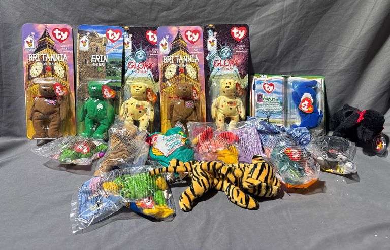 Ty Beanie Babies Collection Inc. Britannia, Erin, Glory, Plus ...