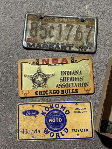 License Plates, Emblems, and Ephemera Inc. Indiana Sheriff’s ...