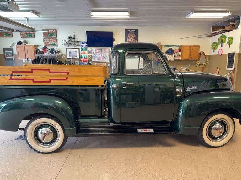 1951 Chevrolet 3100 Pickup Advanced Design, Engine-Thriftmaster 216-cu ...