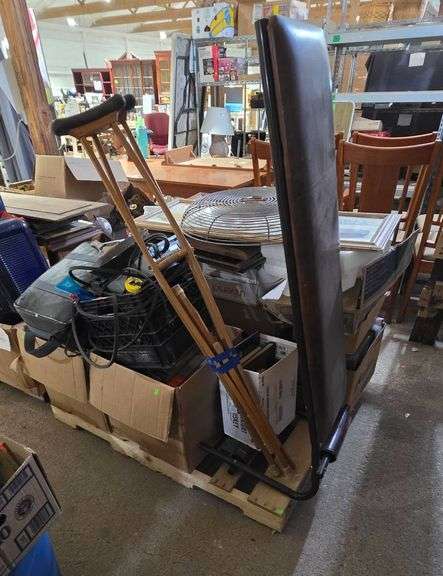 Pallet of Mixed Household Items and Electronics - Metzger Property ...