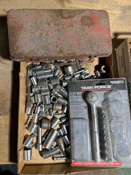 Socket Wrench Tools and Hardware Assortment with Task Force 24Pc ...