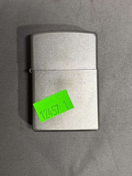 Zippo Metal Lighter with Hinged Lid, Made in USA - Metzger Property ...