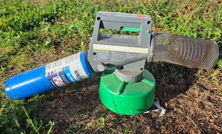 Propane-Powered Insect Thermal Fogger, partially full, 14.01 oz propane ...