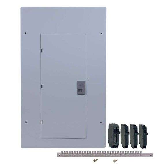 GE - 200 Amp 20-Space 40-Circuit Main Lug Indoor Load Center Contractor ...