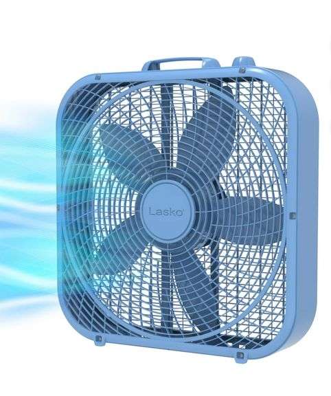 Lasko Cool Colors 20-Inch Blue Box Fan - Metzger Property Services, LLC