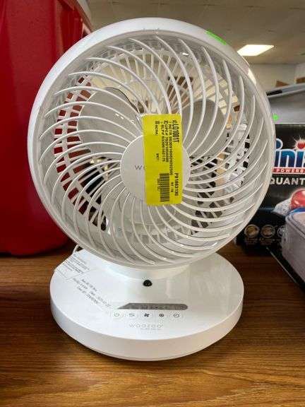 White Woozoo Oscillating Fan by Iris USA Inc. - Metzger Property ...