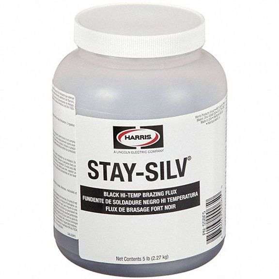 HARRIS - HARRIS Brazing Flux: 5 lb, Jar, Paste, FB3-C, Stay-Silv Black ...