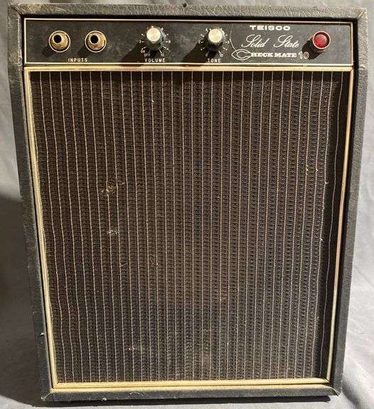 Teisco Checkmate 10 Solid State Amplifier Model CM-10, 12”x6”x15 ...