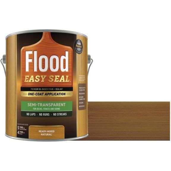 FLOOD EASY - Flood FLDES135 1gal Mission Brown Easy Seal Semi ...