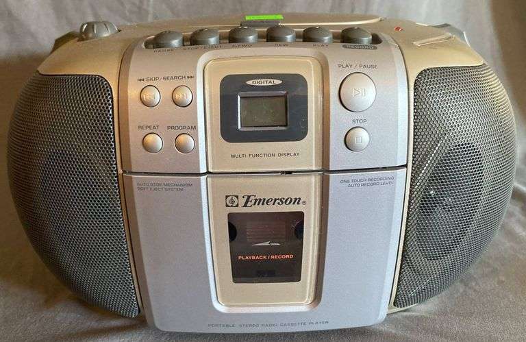 Emerson Model PD6511T Stereo System with CD Player, Cassette Playback ...