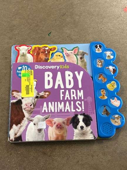Discovery Kids Baby Farm Animals Sound Book. Small rip on spine ...