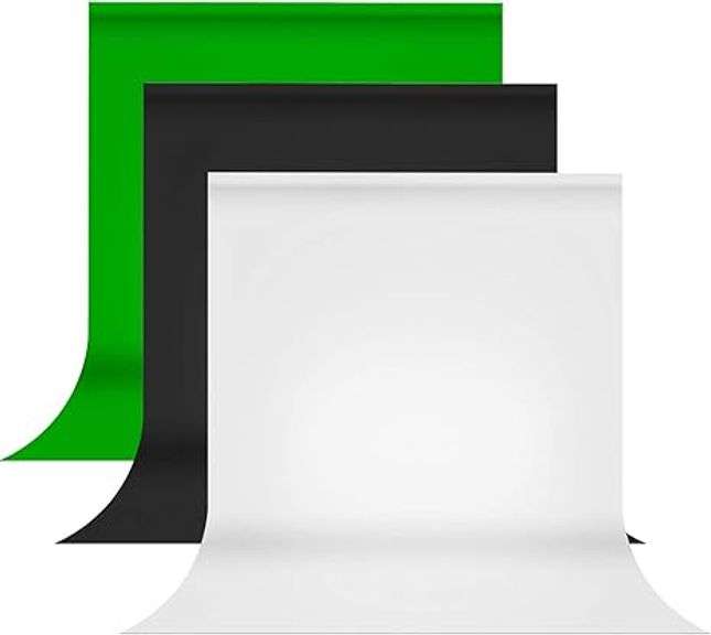 JULIUS STUDIO - Julius Studio 9 x 13 ft. White, Black, Green Chromakey ...