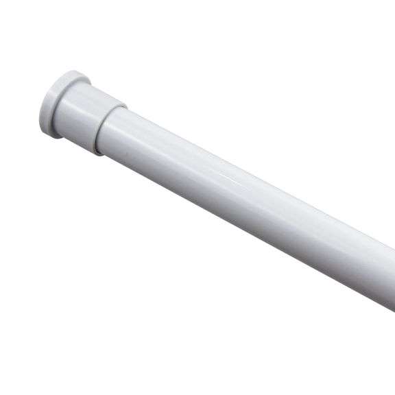 STYLE SELECTIONS - Style Selections 42-in to 72-in White Tension Single ...
