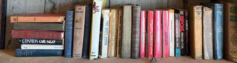 10+ Hardcover and Paperback Books by Various Authors, shelf not ...