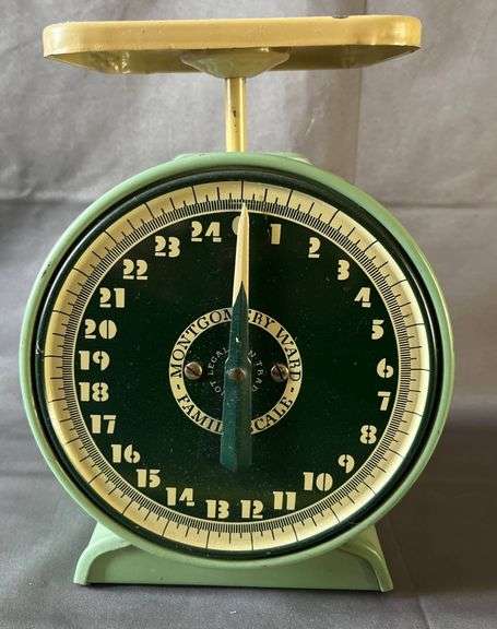 Montgomery Ward Manual Family Scale in Green and Yellow - Metzger ...