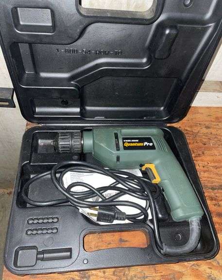 Black & Decker Quantum Pro Drill with Case and Accessories - Metzger ...