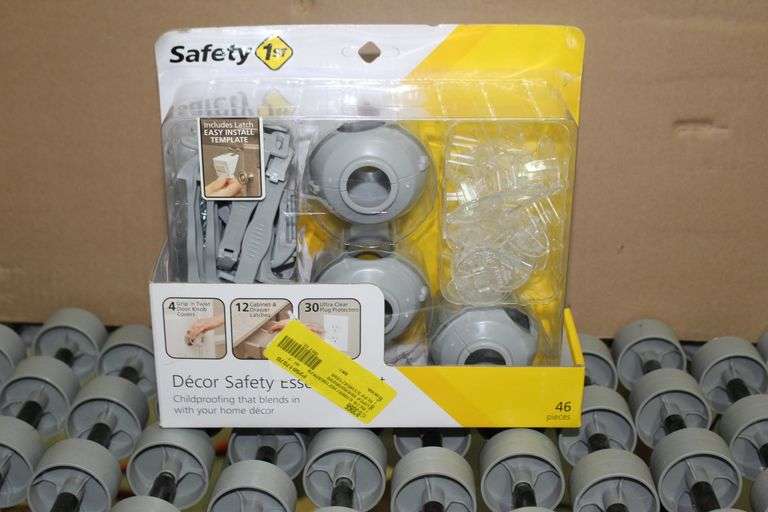 SAFETY 1ST - Safety 1st DÃ©cor Safety Essentials Set (46pc), Grey ...