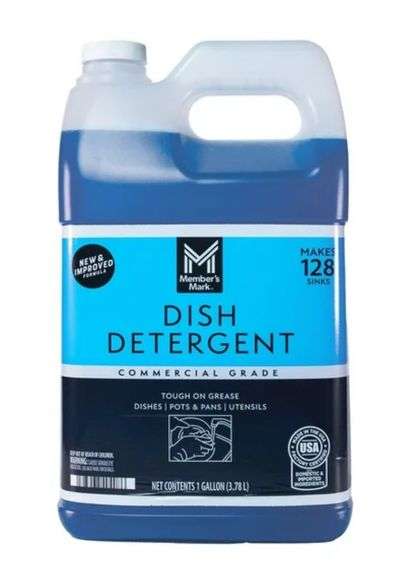 1-Gallon Member’s Mark Commercial Grade Dish Detergent - Metzger ...