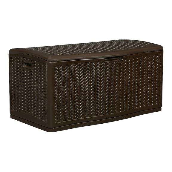 - Suncast Large 124-Gallon Java Plastic Deck Box - Metzger Property ...