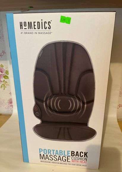 HoMedics Portable Back Massage Cushion with Heat - Metzger Property ...