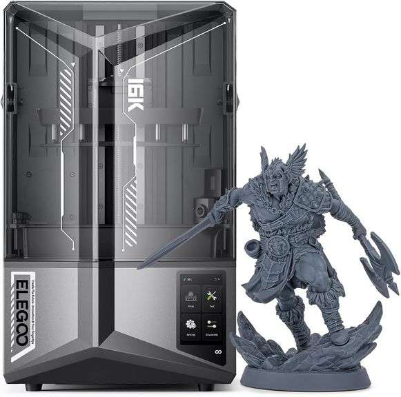 ELEGOO - ELEGOO Saturn 4 Ultra 16K Resin 3D Printer, Fast Printing up ...