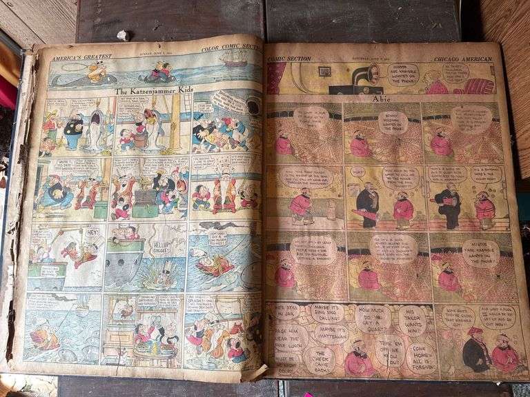 Album of Early 1920s Newspaper Comic Strips - Metzger Property Services ...