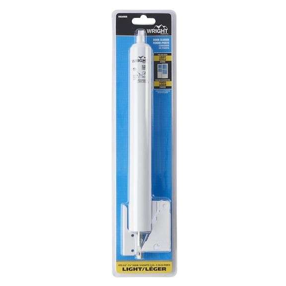 WRIGHT - WRIGHT PRODUCTS 10.5-in Light Duty Adjustable White Aluminum ...