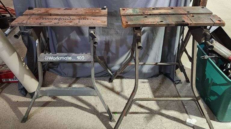 2 Workmate 100 Portable Workbenches with Adjustable Wood Clamping ...