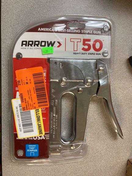 Arrow T50 Heavy Duty Staple Gun with T50 Staples - Metzger Property ...