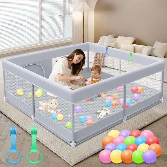 - Baby Playpen 50 x 50 Inch Play Pen Playards, Playpen for Babies and ...