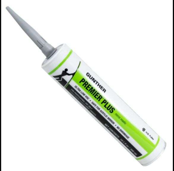 Gunther Premier Plus Mirror Mastic Adhesive Tubes-10.1 fl oz each ...