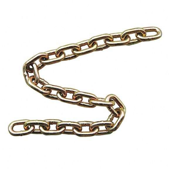 DAYTON - DAYTON Straight Chain: 1/2 in Trade Size, 70 Chain Grade ...