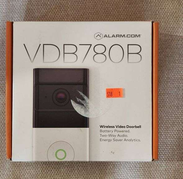 Alarm.com VDB780B Wireless Video Doorbell - Metzger Property Services, LLC