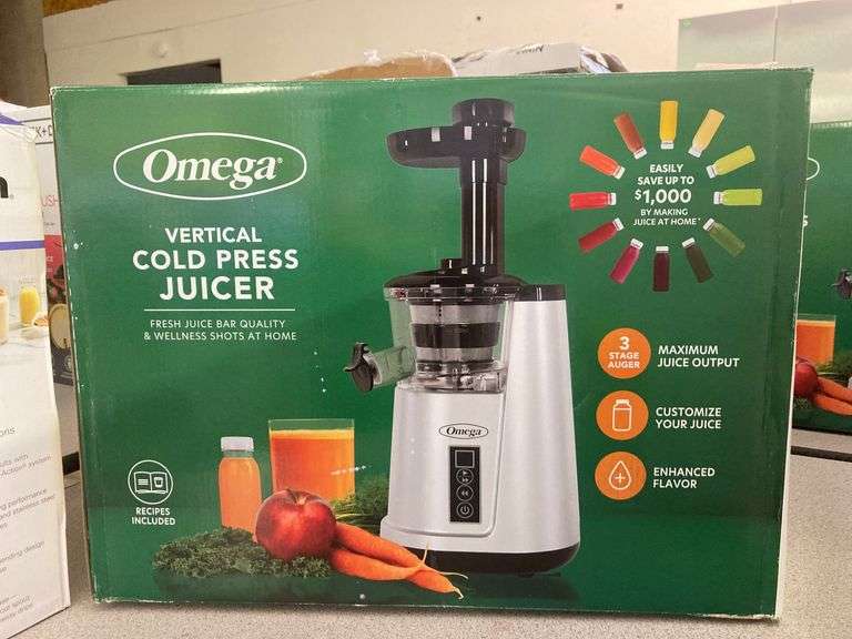 Omega Vertical Cold Press Juicer with 3-Stage Auger System - Metzger ...