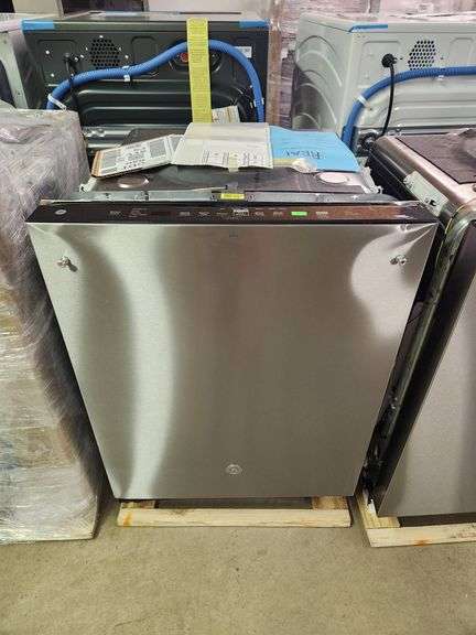 New GE 24 in. Slate Top Control Built-In Tall Tub Dishwasher with Dry ...