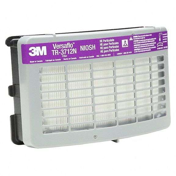 3M - Filter: TR-300, HEPA, Magenta Color, 3M Versafloâ„¢ TR-300 Series ...