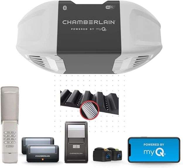 CHAMBERLAIN - B2405 Quiet Wi-Fi Garage Door Opener, Wireless Keypad - Metzger Property Services, LLC