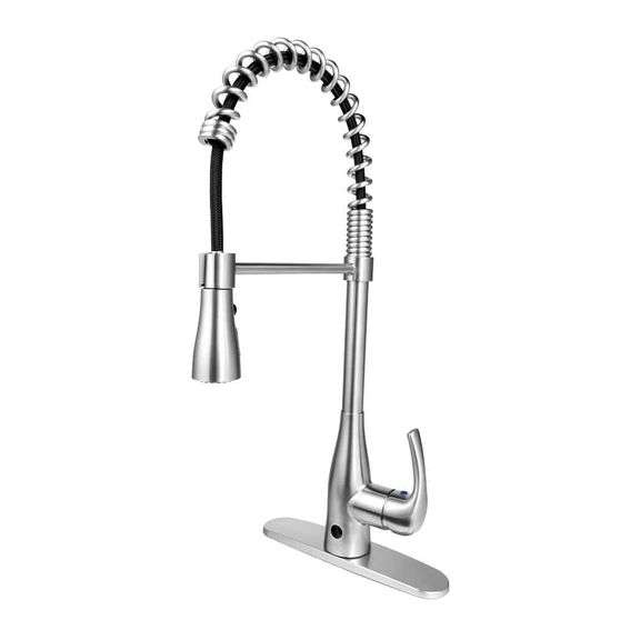 FLOW - Motion Activated Single-Handle Pull-Down Spring Neck Sprayer ...
