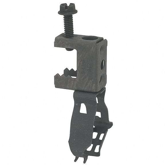 B-LINE BY EATON - Beam Clamp with Conduit & Pipe Hanger: Steel, 1/2 in ...