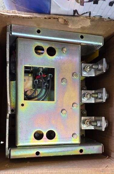 Metallic Electrical Component Housing with Wiring and Terminals ...